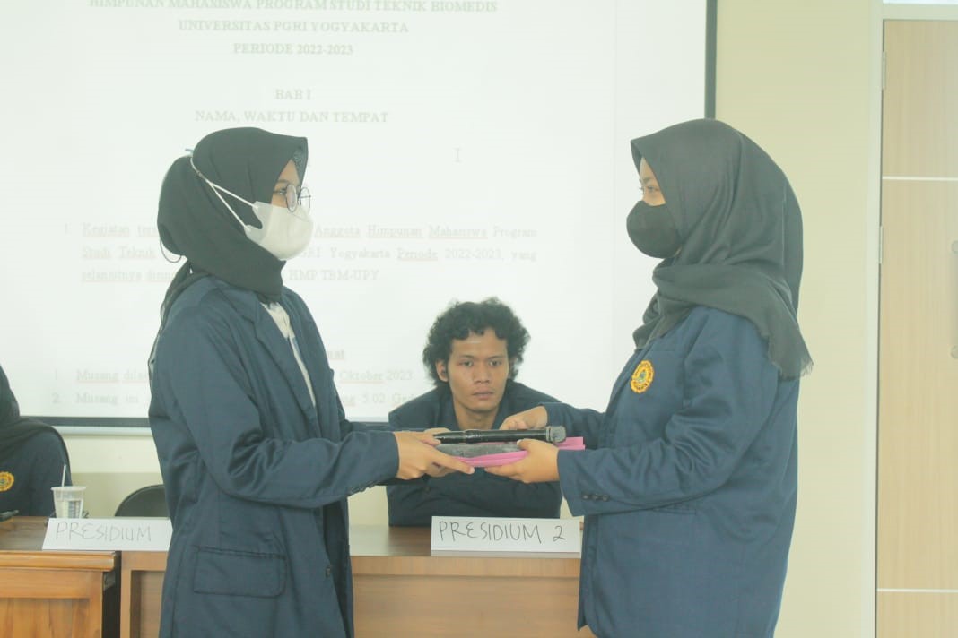 KEGIATAN MUSYAWARAH ANGGOTA HMP TEKNIK BIOMEDIS PERIODE 2022/2023 - Teknik Biomedis